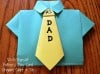 DIY Father's Day Card - Origami Shirt & Tie Craft