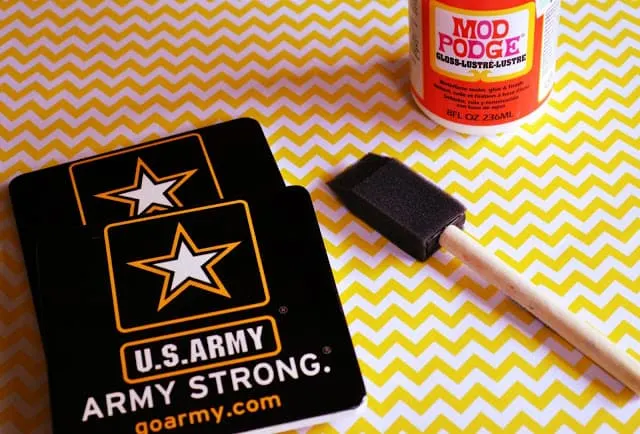 DIY Mod Podge Tile Coasters | Today's Creative Ideas