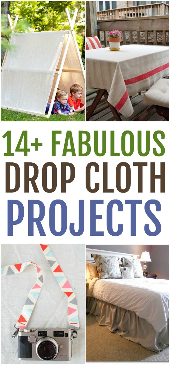 DIY Drop Cloth Projects | This Girl's Life Blog | Crafty Crazy Mom Life