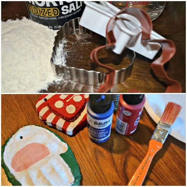 Handprint Santa Salt Dough Ornament | Today's Creative Ideas