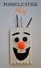 Popsicle Stick Snowman Craft | Plus Olaf Version
