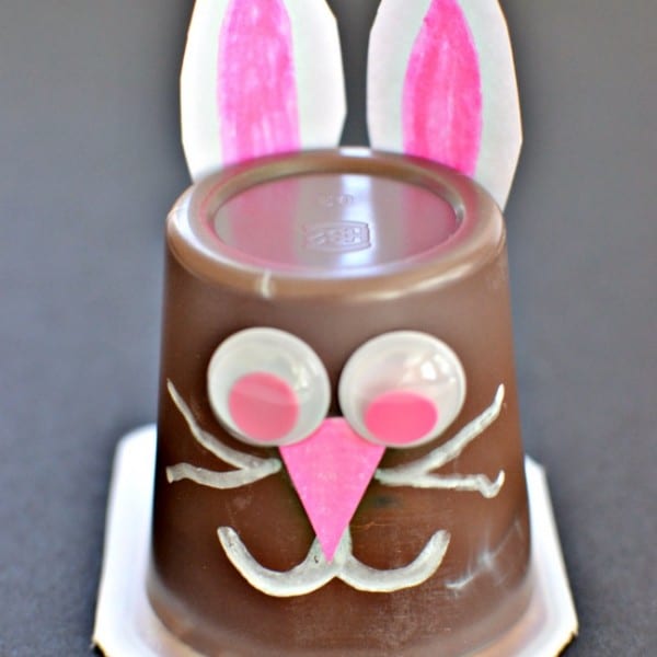 Bunny Pudding Cups | Classmate Treat Idea