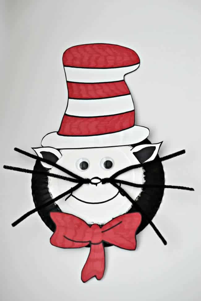 Dr Seuss Cat In The Hat Paper Plate Craft Today s Creative Ideas