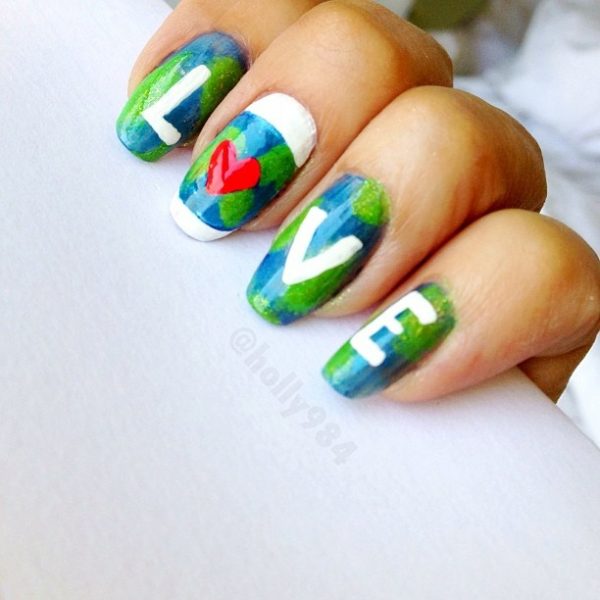Earth Day Nail Art Designs | Today's Creative Ideas