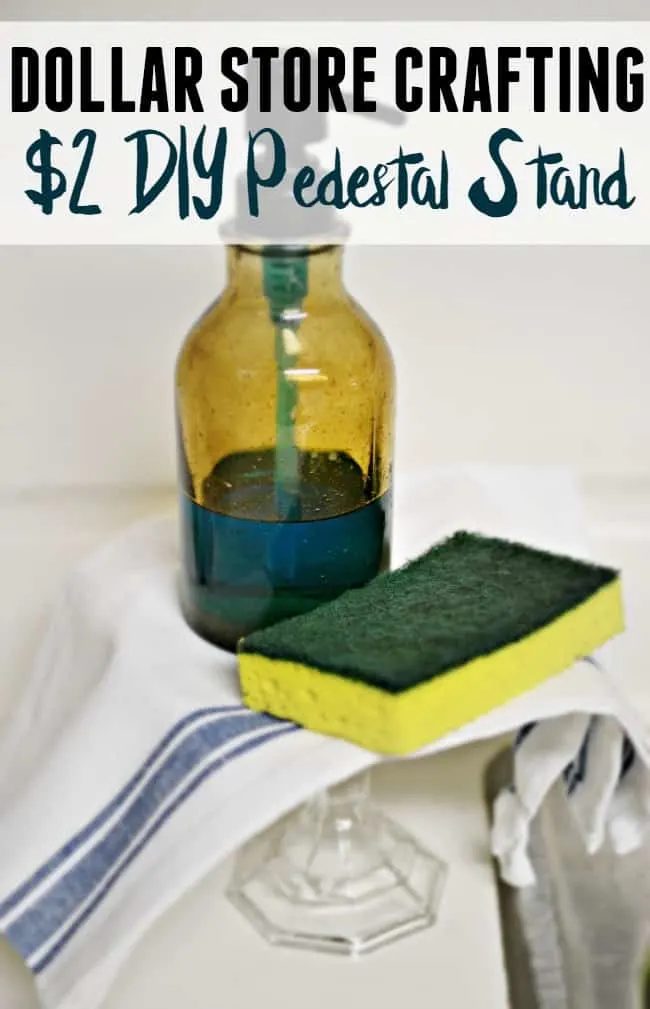 Dollar Store Crafting: $2 Pedestal Stand | Today's Creative Ideas