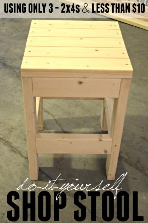 DIY Shop Stool - Under $20 | Today's Creative Ideas