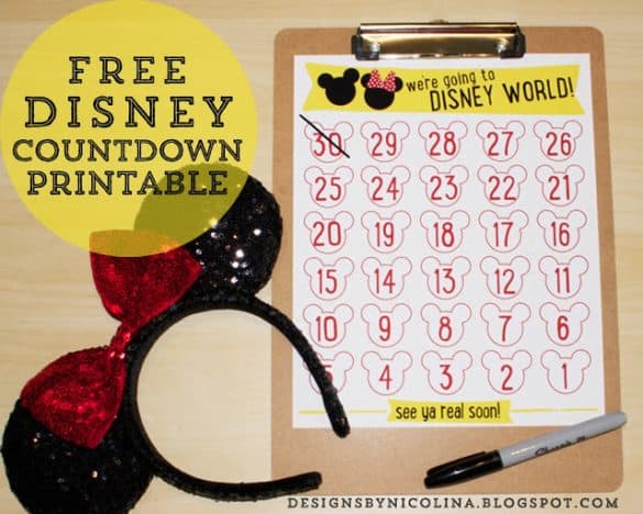 Fun ways to countdown to Disney | Today's Creative Ideas