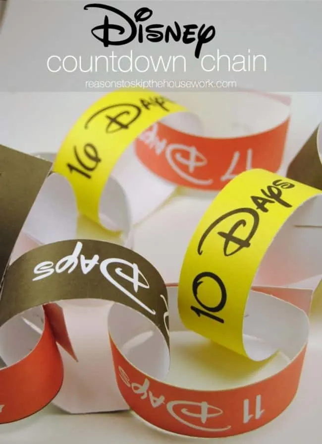 Fun ways to countdown to Disney | Today's Creative Ideas