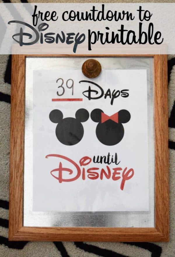 Fun ways to countdown to Disney | Today's Creative Ideas