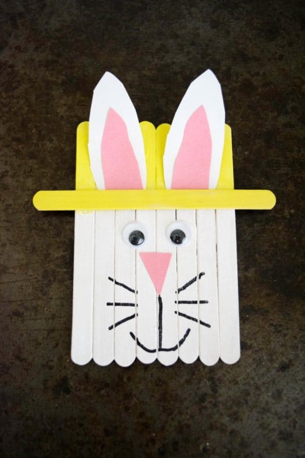 Popsicle Stick Easter Bunny Craft | Today's Creative Ideas