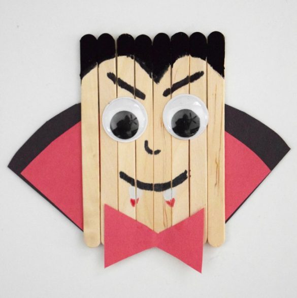 Popsicle Stick Vampire Craft for Kids | Today's Creative