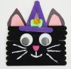 Popsicle Stick Black Cat Craft for Kids