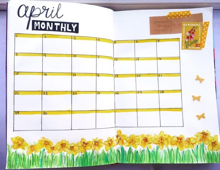 April Bullet Journal Ideas | Today's Creative Ideas
