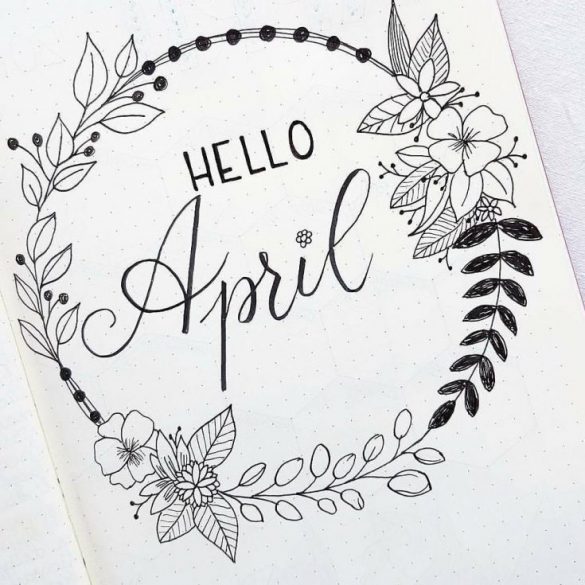 April Bullet Journal Ideas | Today's Creative Ideas