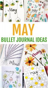30+ May Bullet Journal Ideas | Spreads, Covers, and more!