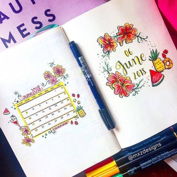 June Bullet Journal Ideas | Today's Creative Ideas