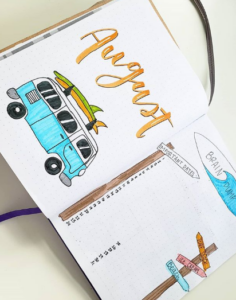 20+ August Bullet Journal Ideas | Today's Creative Ideas