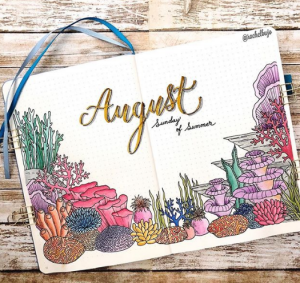20+ August Bullet Journal Ideas | Today's Creative Ideas