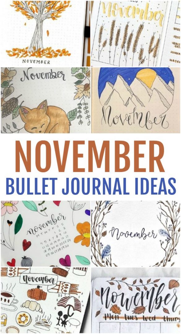 November Bullet Journal Ideas | Today's Creative Ideas