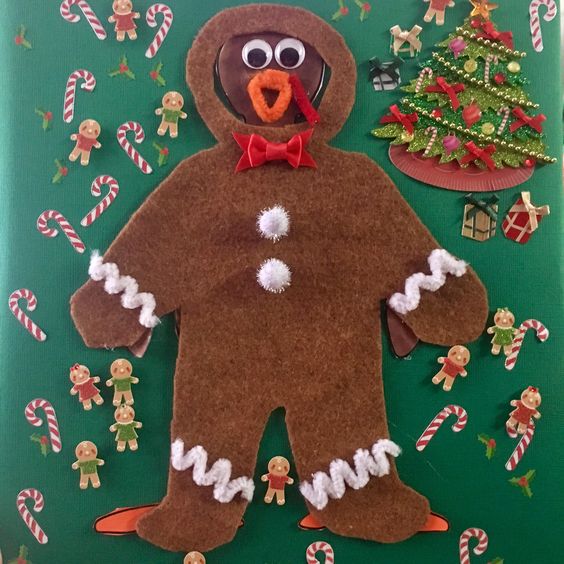 Gingerbread Man And Woman Template