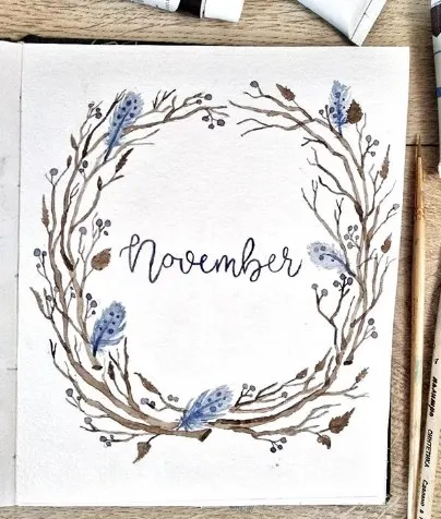 November Bullet Journal Ideas | Today's Creative Ideas