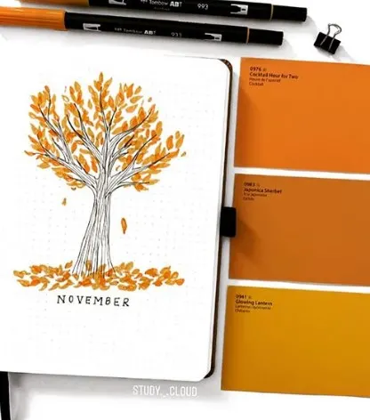 November Bullet Journal Ideas | Today's Creative Ideas