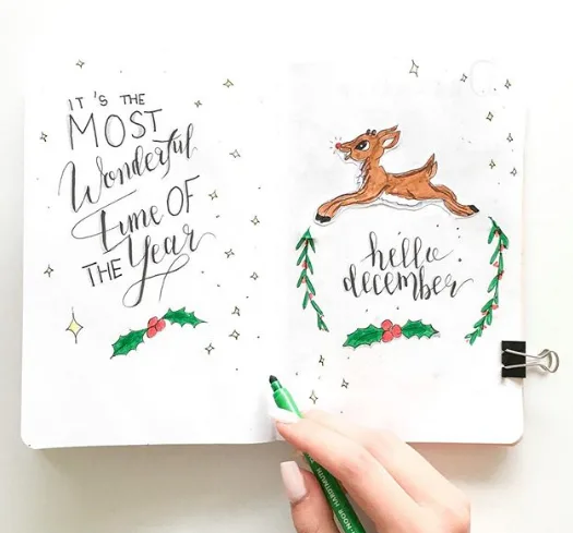 December Bullet Journal Ideas | Today's Creative Ideas