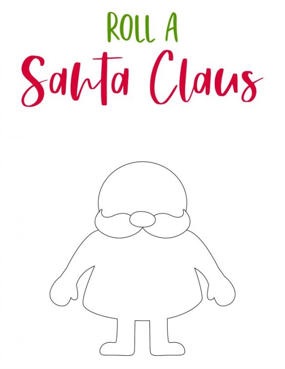 Roll and Draw Santa Dice Game | Today's Creative Ideas