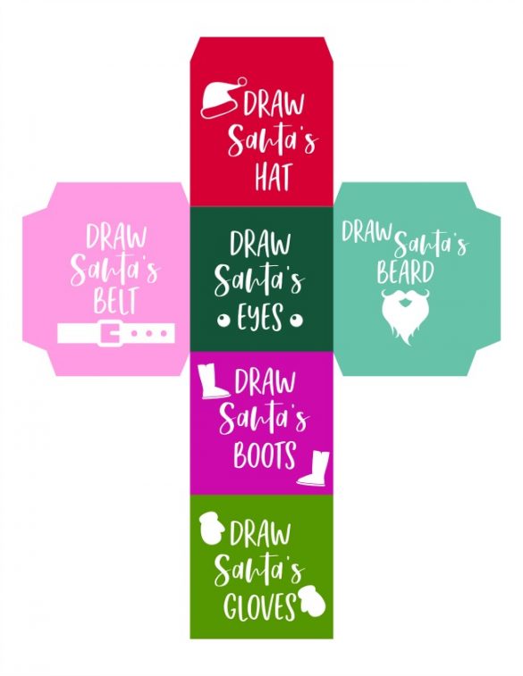 Roll and Draw Santa Dice Game | Today's Creative Ideas