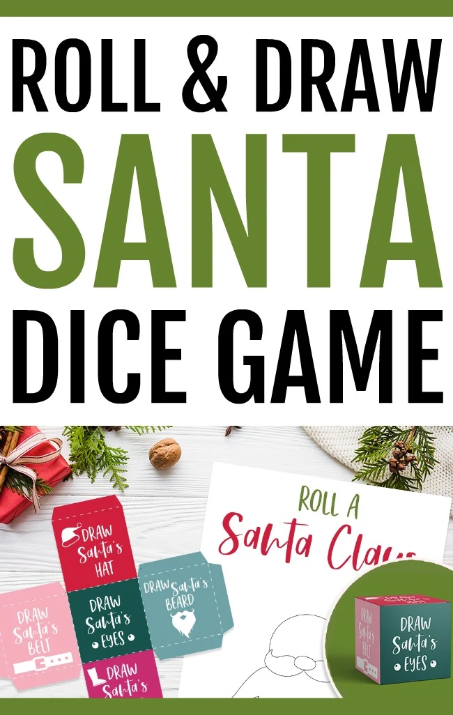 Roll and Draw Santa Dice Game | Today's Creative Ideas
