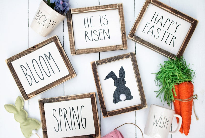 Easter Wooden Signs | Today's Creative Ideas