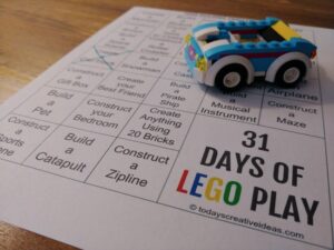 31 Days of LEGO play calendar! | Today's Creative Ideas