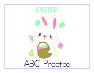 Easter Alphabet Practice Worksheets | Today's Creative Ideas