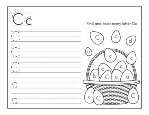 Easter Alphabet Practice Worksheets | Today's Creative Ideas