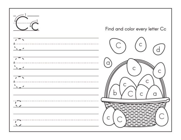 Easter Alphabet Practice Worksheets | Today's Creative Ideas