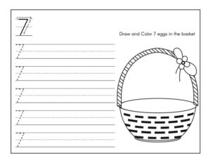 Easter Numbers Practice Worksheets | Today's Creative Ideas