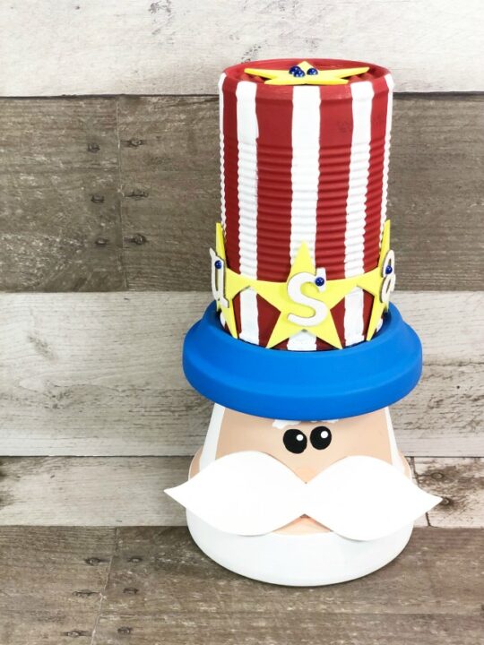 Clay Pot Uncle Sam Craft | Today's Creative Ideas