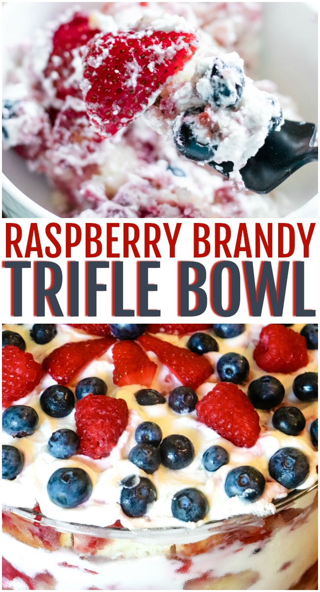 Raspberry Brandy Trifle | Old English Trifle Recipe