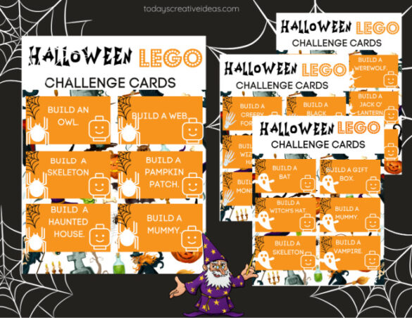 Halloween Lego Challenge for Kids | Today's Creative Ideas