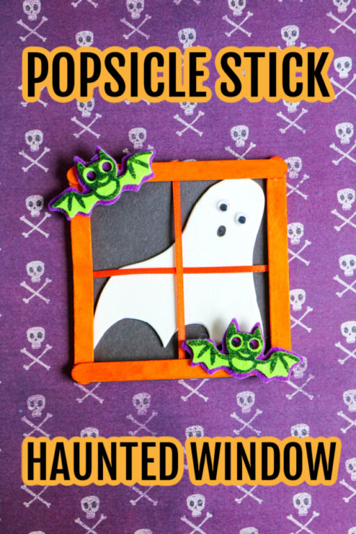 Popsicle Stick Haunted Window Halloween Craft | Today's Creative Ideas