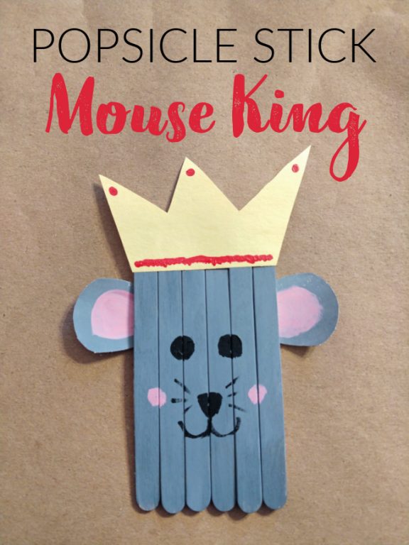 Popsicle Stick Mouse King Craft for Kids | Today's Creative Ideas