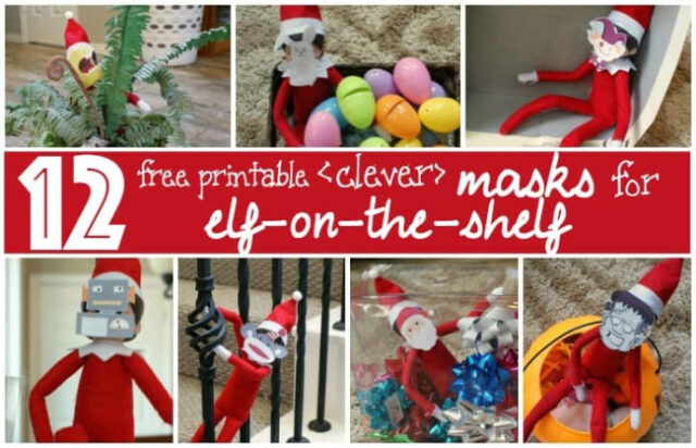 20+ Elf on the Shelf Printable Props | Today's Creative Ideas