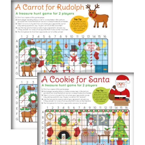 Printable Christmas Battleship Games | Today's Creative Ideas