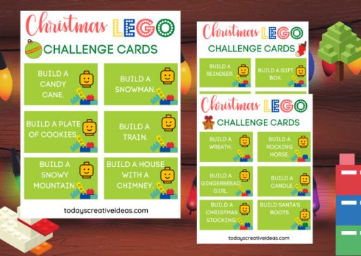 Christmas LEGO Challenge for Kids | Today's Creative Ideas