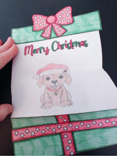 Present Folding Surprise Printable Card | Today's Creative Ideas