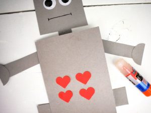 Love Robot Valentine Card | Today's Creative Ideas