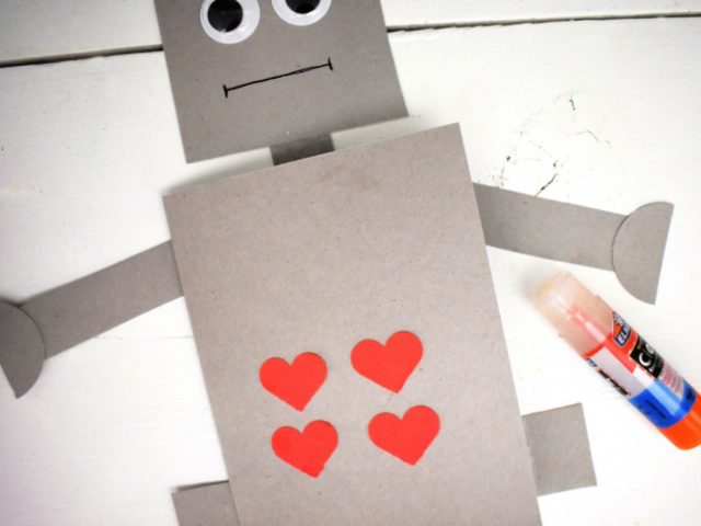 Love Robot Valentine Card | Today's Creative Ideas