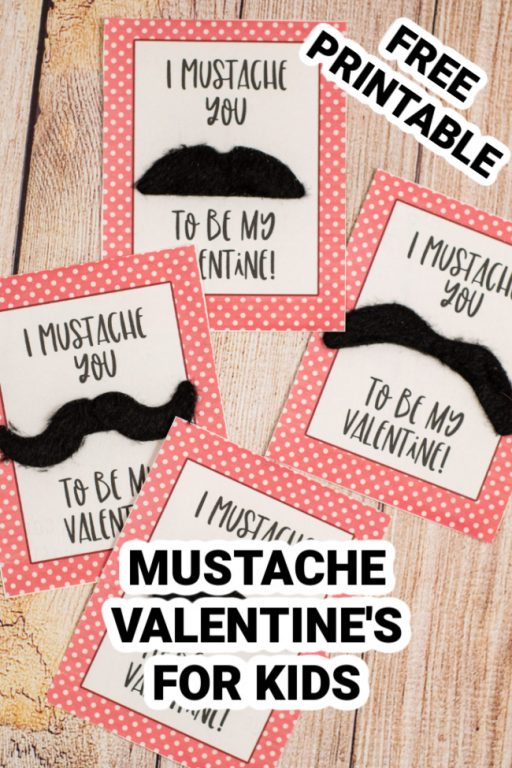 Mustache Valentines for Kids (Includes Free Printable) | Today's ...