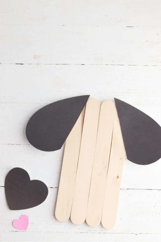 Popsicle Stick Dog Valentine Craft | Today's Creative Ideas