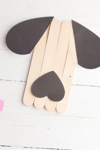 Popsicle Stick Dog Valentine Craft | Today's Creative Ideas